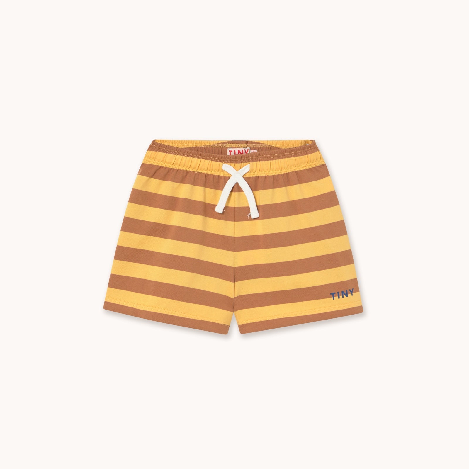 TINY COTTONS STRIPES KNIT SHORT: SOFT YELLOW – Common Circus
