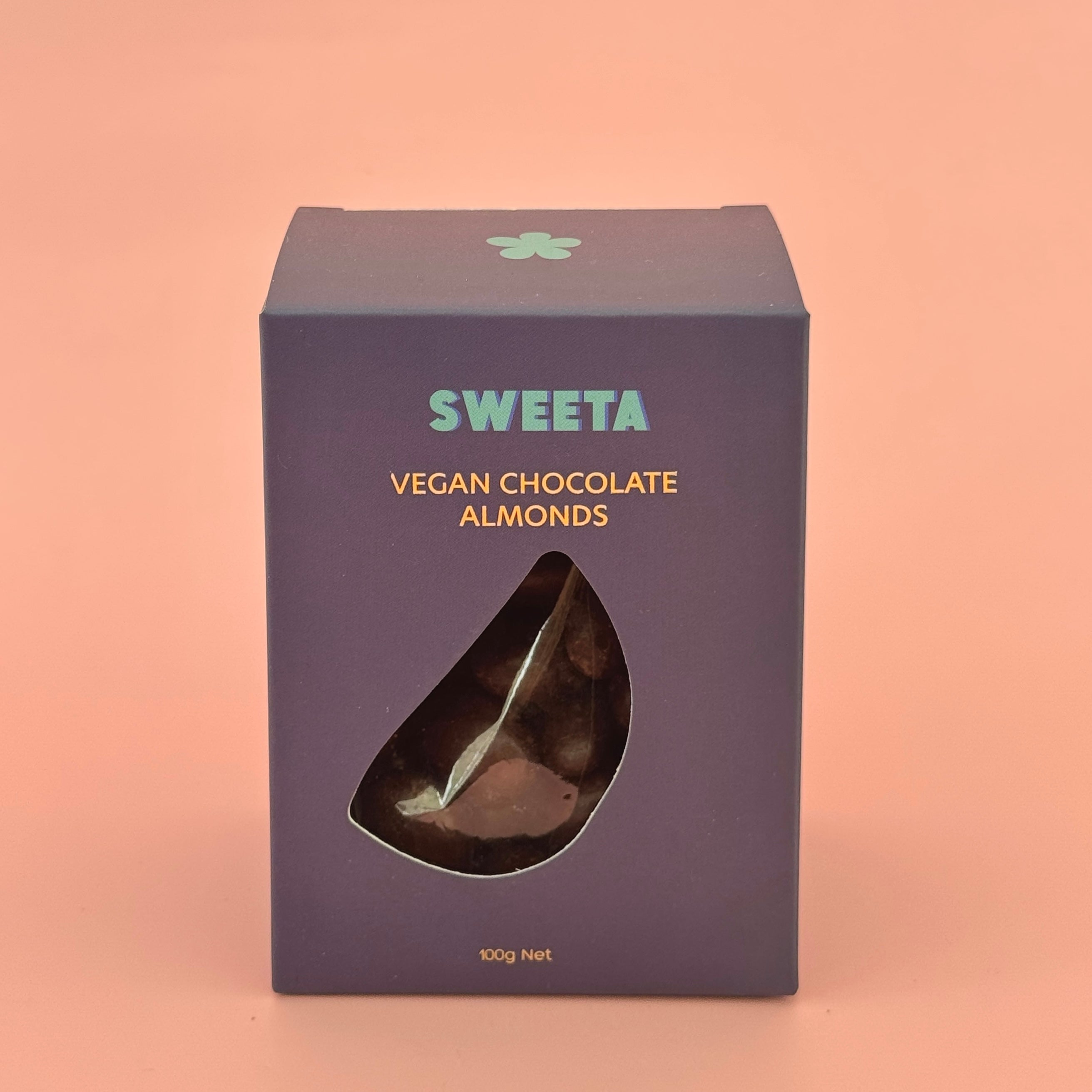 SWEETA VEGAN DARK CHOCOLATE BOX 100G: ALMOND – Common Circus