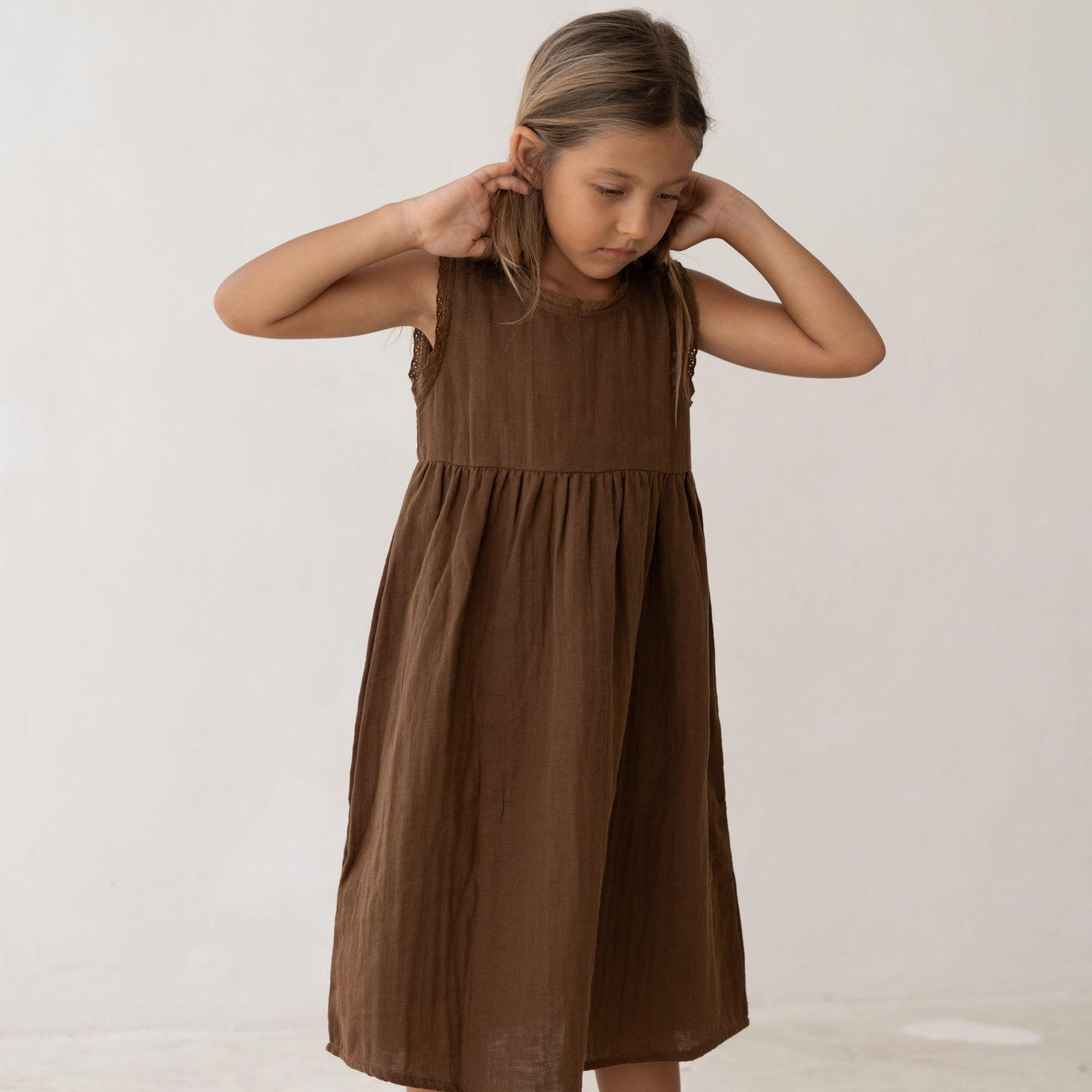 ILLOURA THE LABEL EDEN DRESS: COCOA – Common Circus