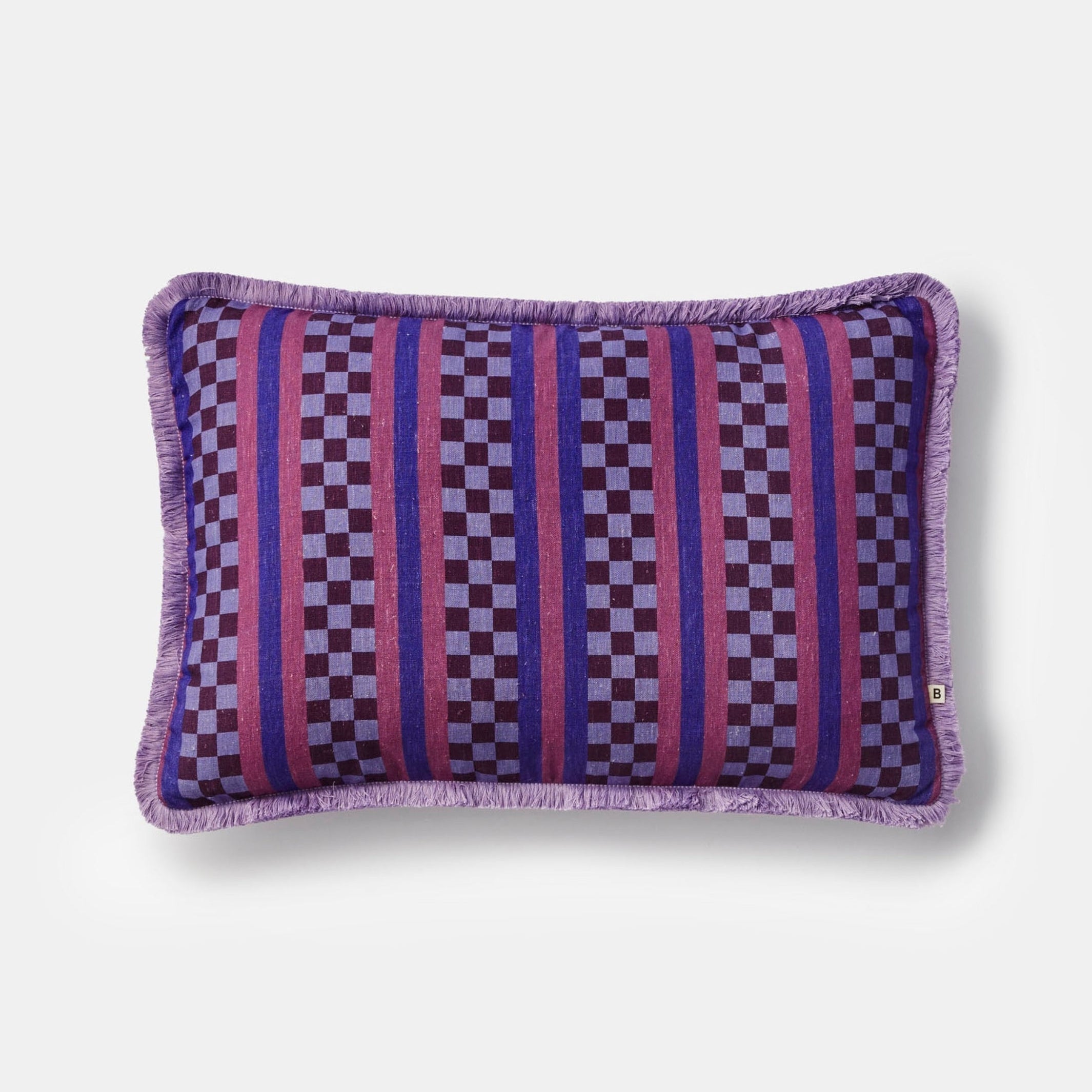 BONNIE AND NEIL MARCO TILE CUSHION: LILAC/60X40CM – Common Circus