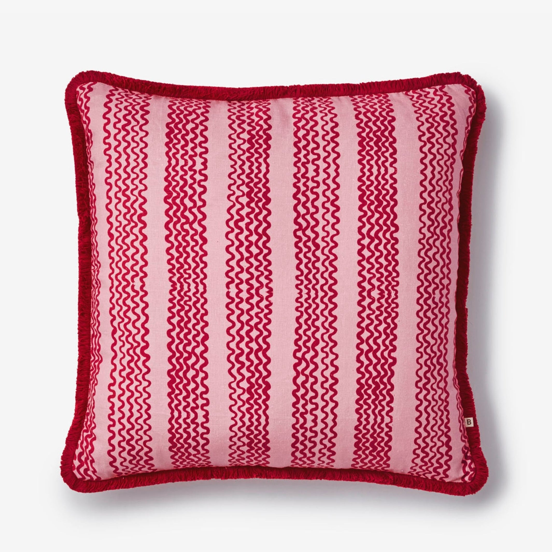 BONNIE AND NEIL MINI WAVE CUSHION: PINK/60CM – Common Circus
