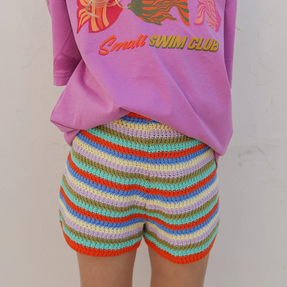 SMALL SWIM CLUB BEACH SHACK KNIT SHORTS – Common Circus