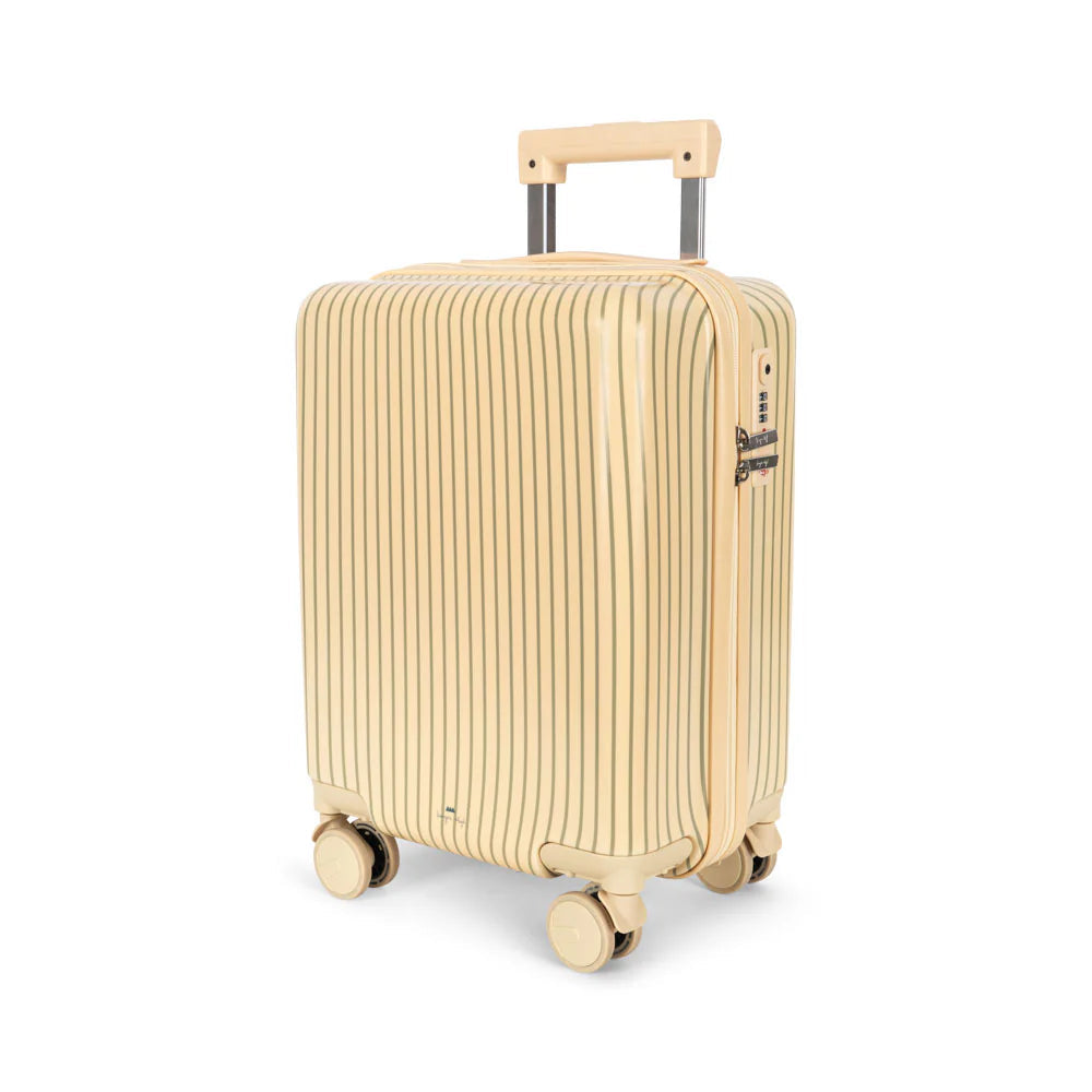 KONGE SLOJD TRAVEL SUITCASE: TEA STRIPE – Common Circus