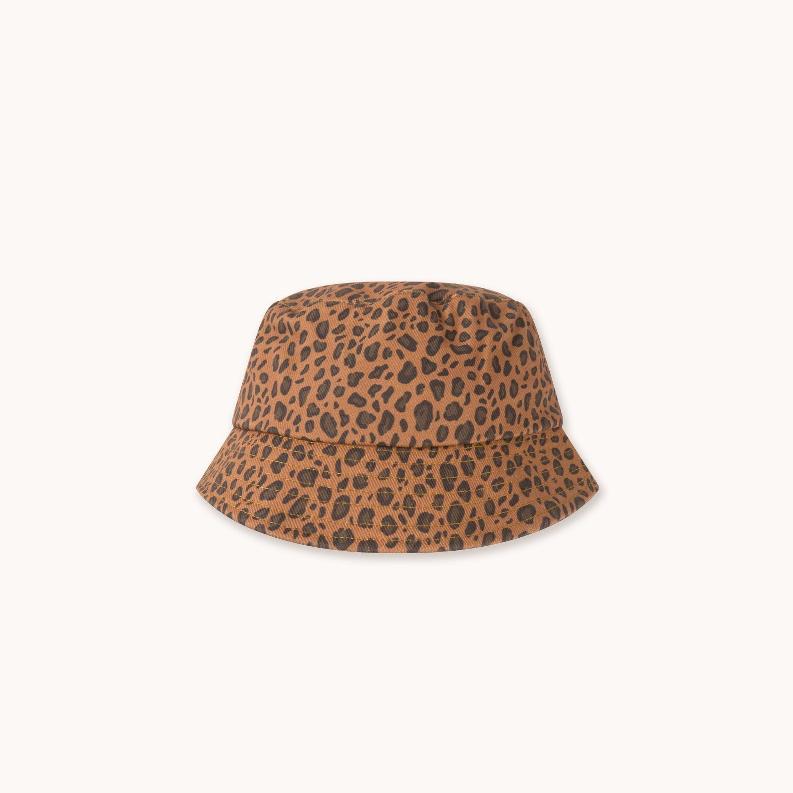 TINY COTTONS MINI ANIMAL PRINT BUCKET HAT: LIGHT BROWN – Common Circus