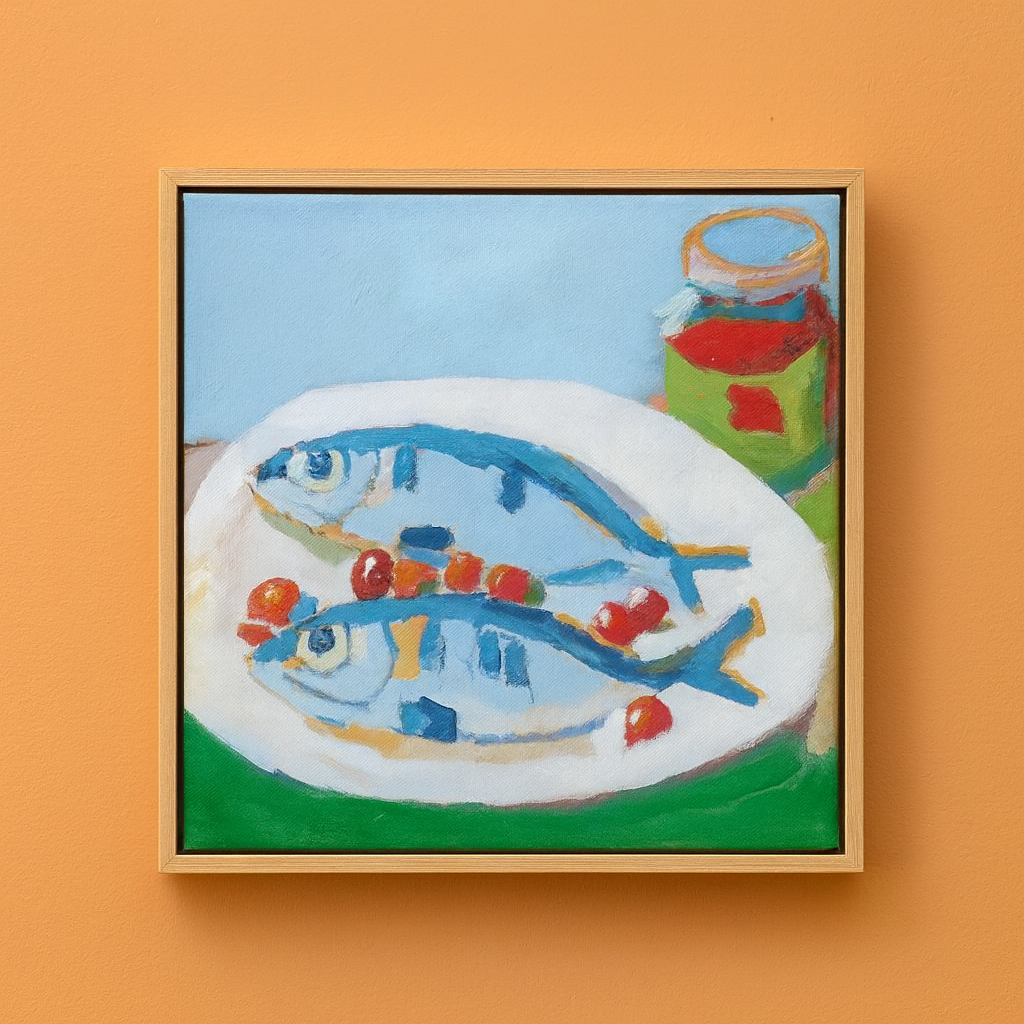 SAGRA NATURAL FRAME OIL PAINTING – Common Circus