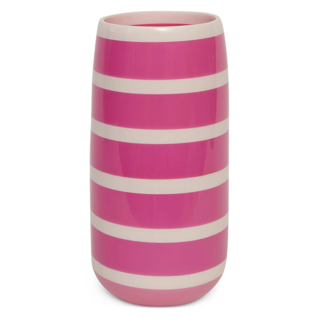 KIP & CO GYPSY ROSE STRIPE RESIN VASE – Common Circus