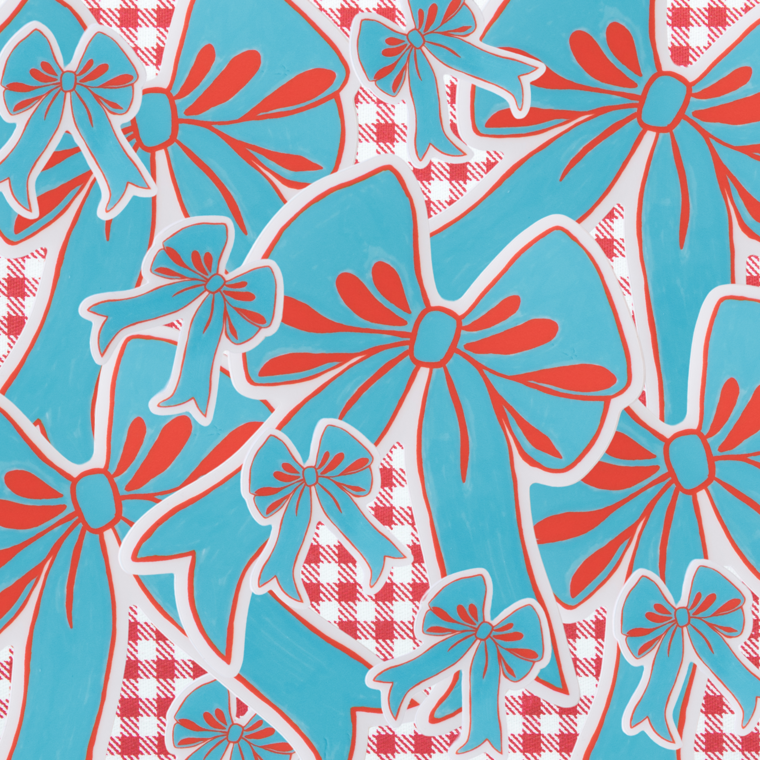 COMMON CIRCUS STICKER PACK: BLUE BOWS – Common Circus