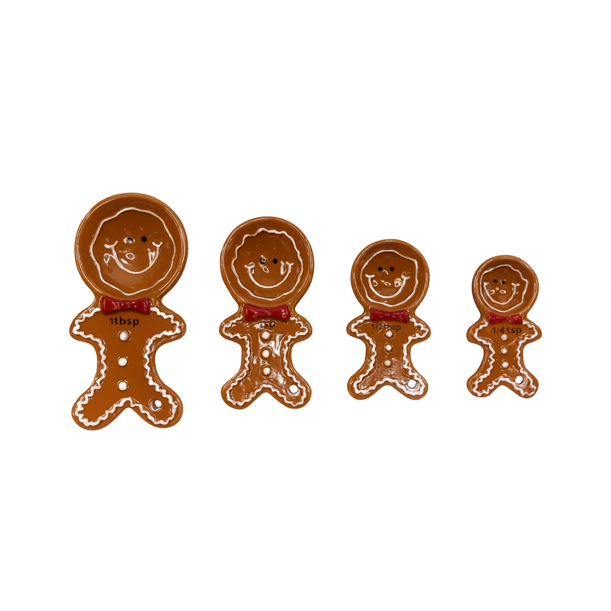 GINGERBREAD CERAMIC MEASURING SPOONS 4PC – Common Circus
