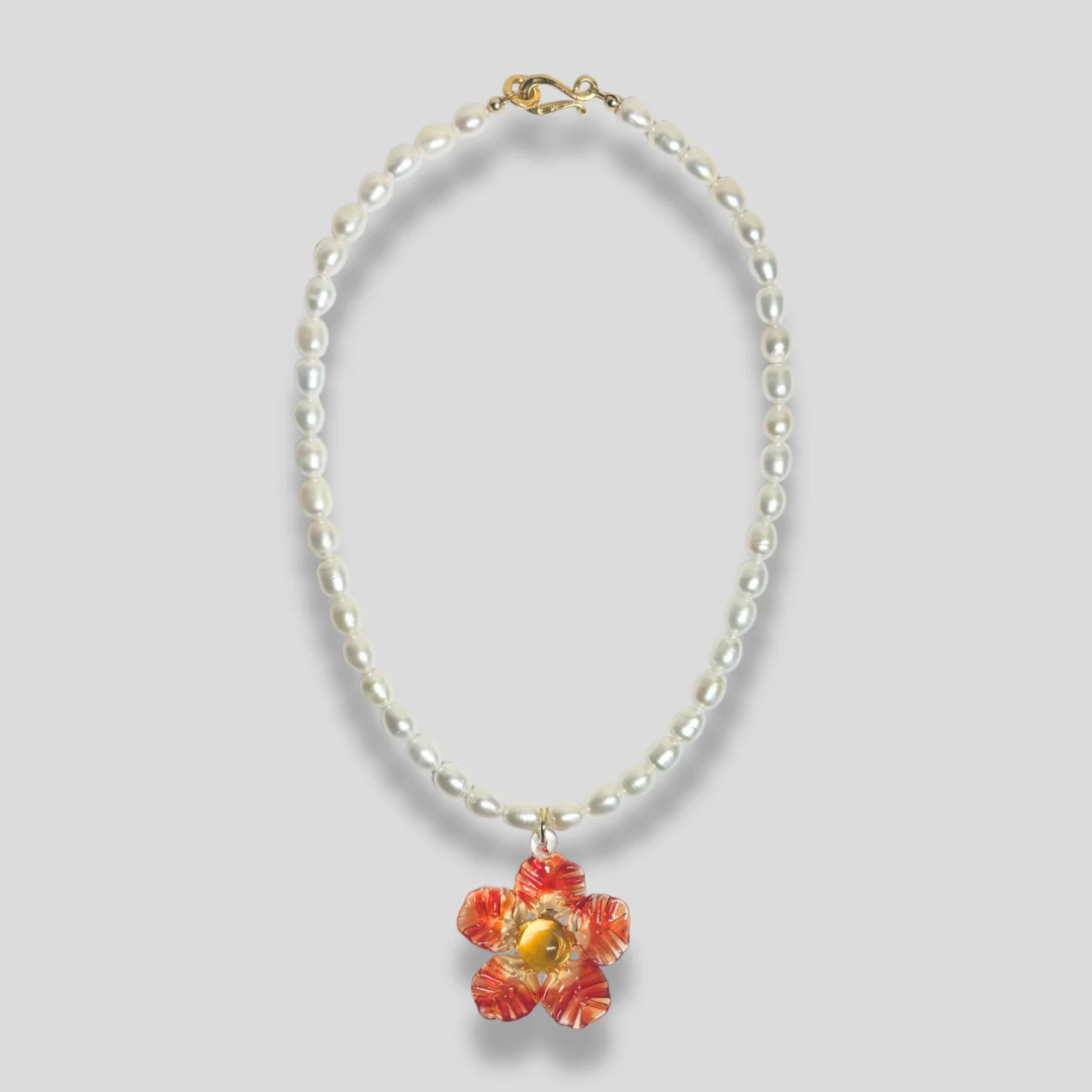 JEAN RILEY FLEUR PEARL NECKLACE: TROPIC – Common Circus