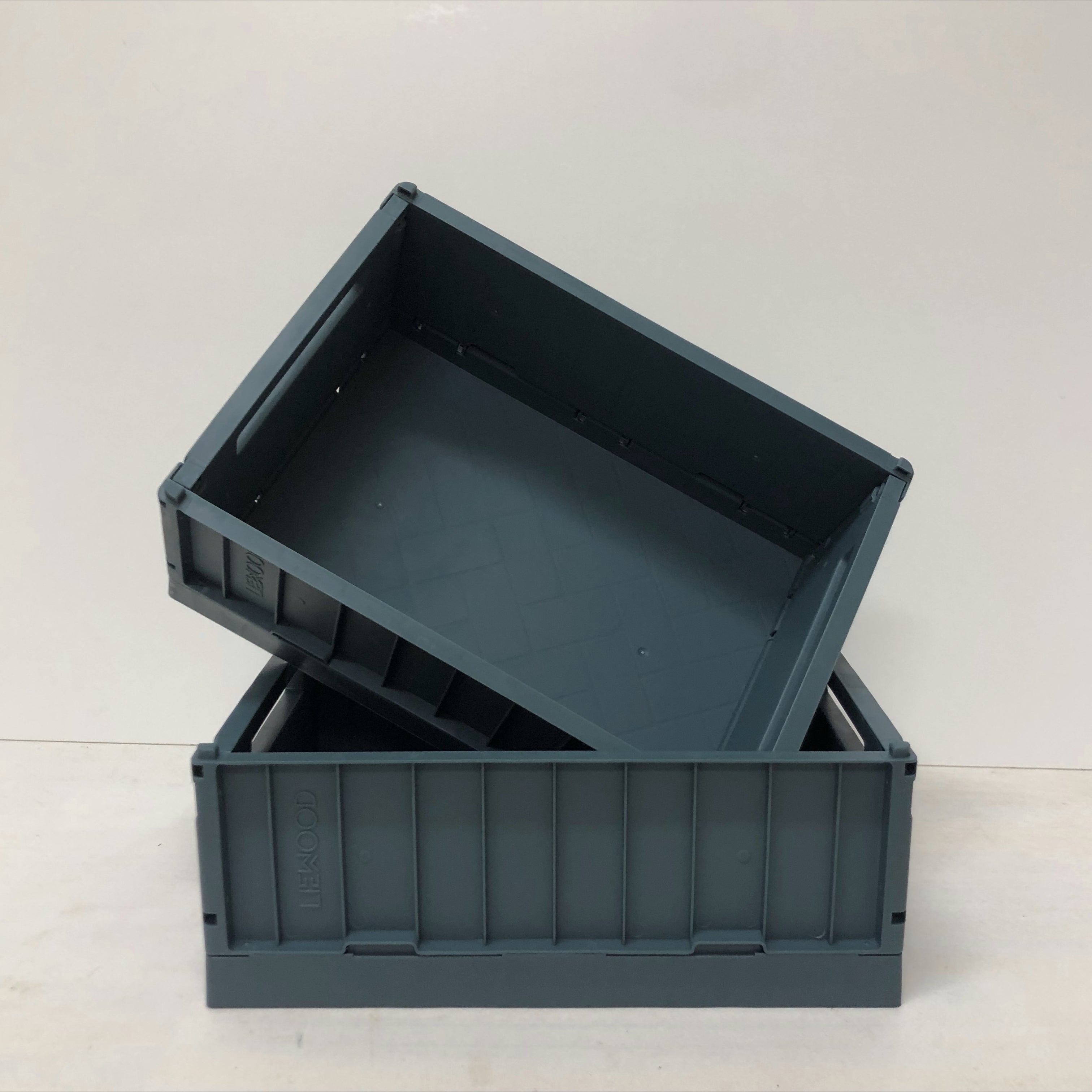 LIEWOOD WESTON 2 PACK STORAGE BOX: SML / WHALE BLUE – Common Circus
